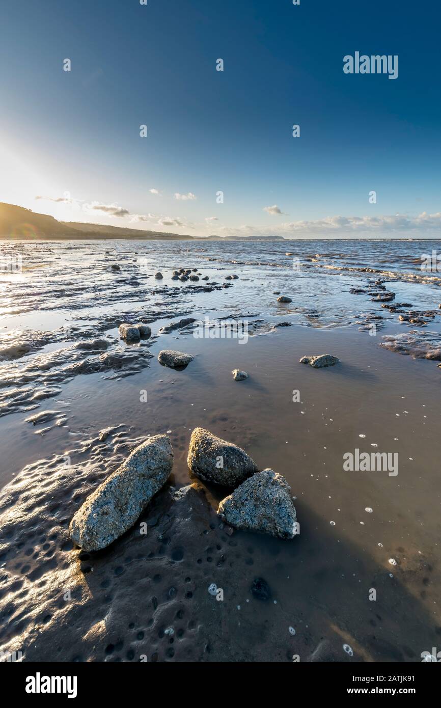 Abergele beach on the North Wales coast Stock Photo - Alamy