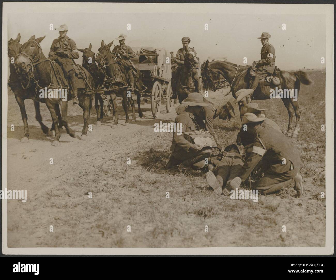 The Salonica front Description: R.A.M.C. [Royal Army Medical Corps] at ...