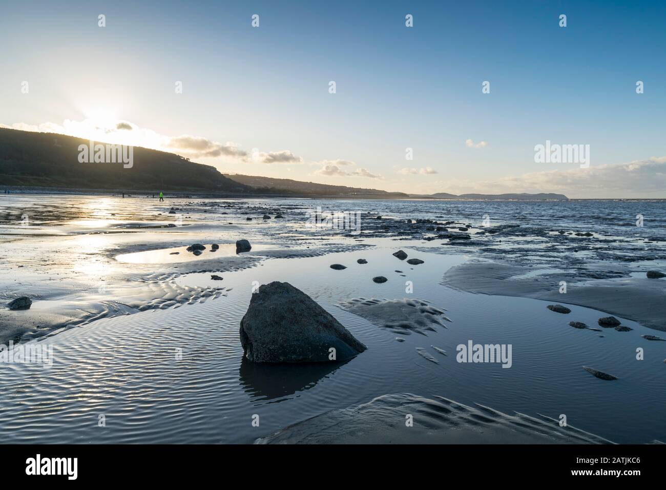 Abergele beach on the North Wales coast Stock Photo - Alamy