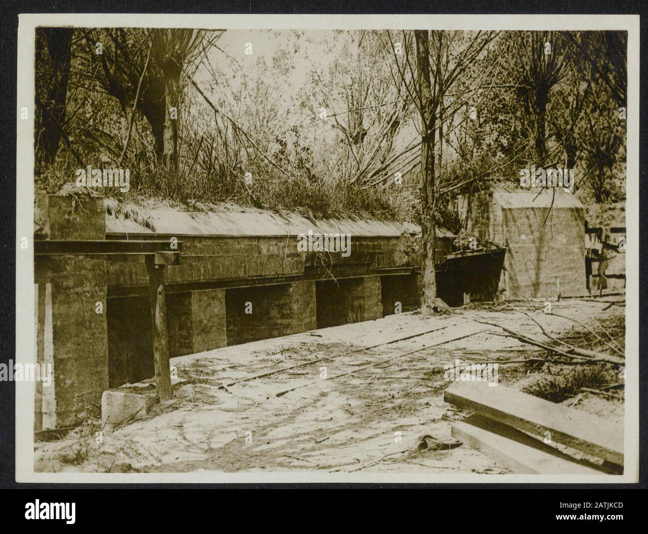 The British Western Front Description: A massive gun position or Boche ...