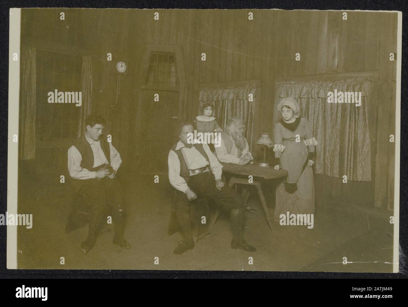 Description: Scene of a play. Date: {1914-1918} Keywords: WWI, theater ...
