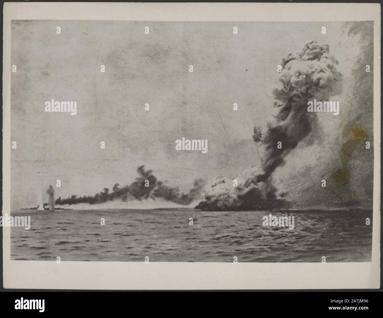 Queen Mary Sinking 1916