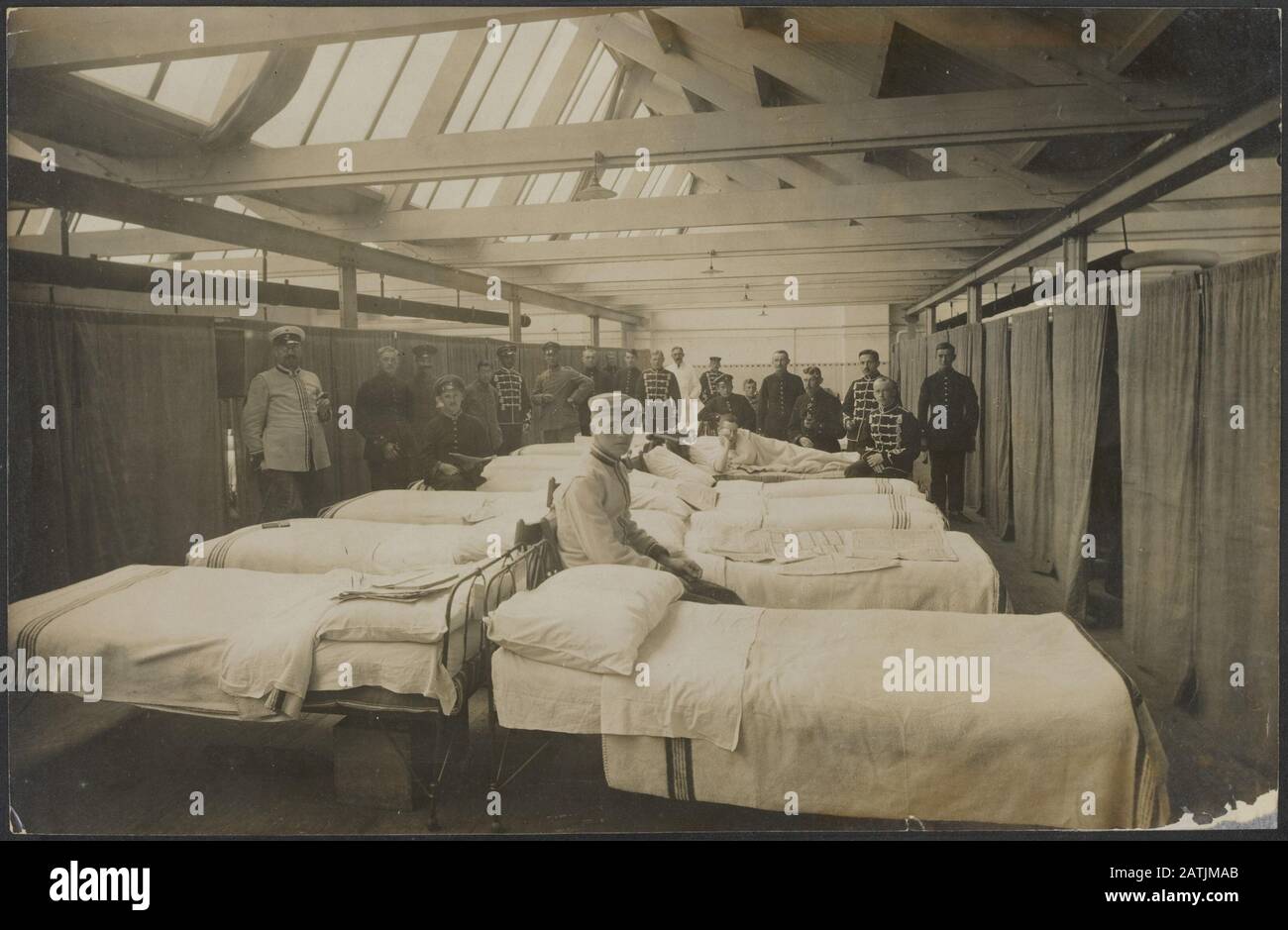 Description: Dormitory German soldiers Date: {1914-1918} Keywords: WWI ...
