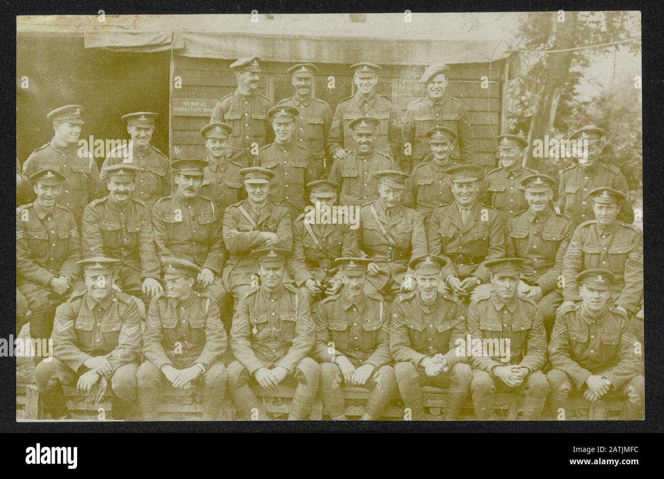 The British front in France Description: Staff of a Trench Mortar ...