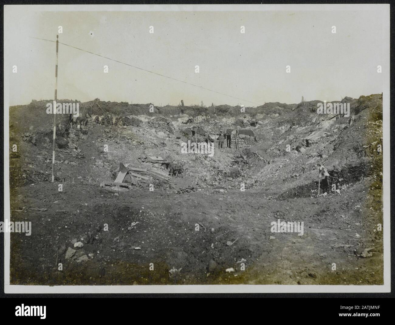 The Western Front in France Description: A quarry on the Somme ...