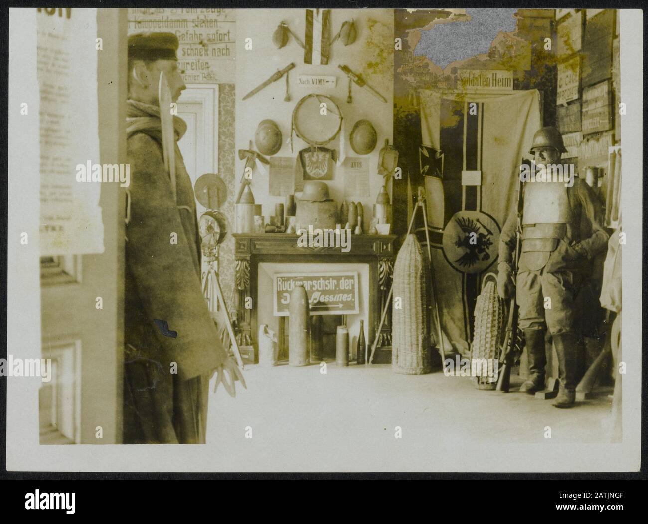 Western Front war trophies section Description: A room or museum ...