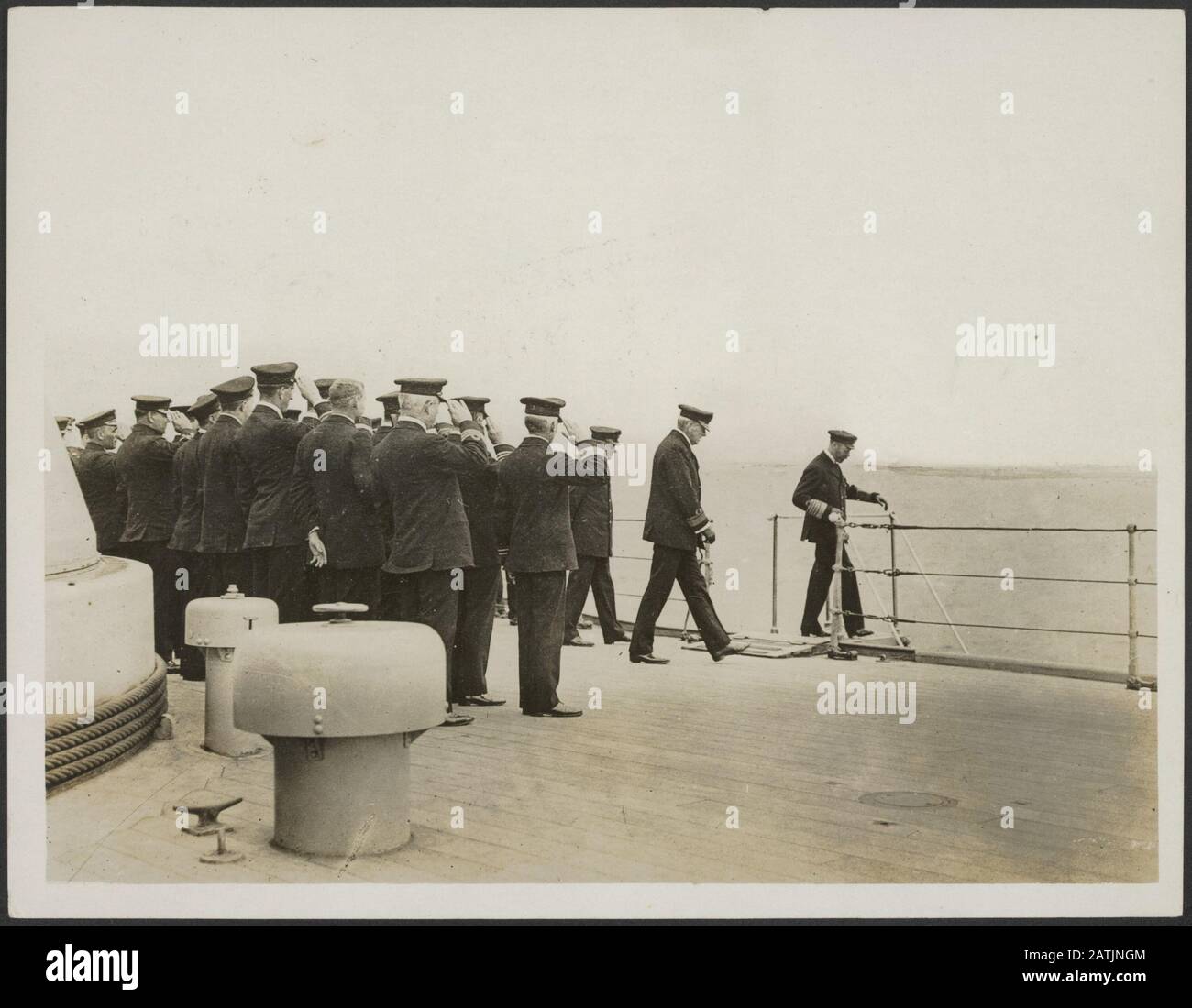 Description: THE KING AND HIS FLEET. The Kings care and affection for ...