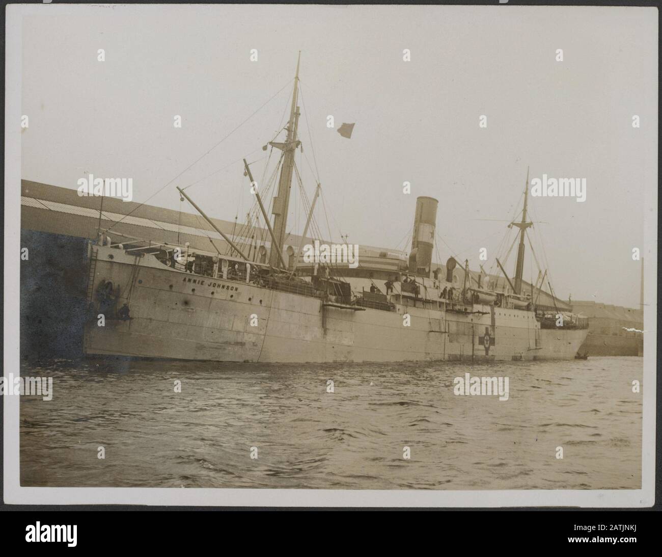 Journalists visit the Grand Fleet Description: A prize ship Annotation ...