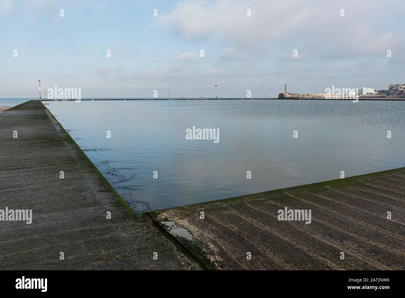 Tidal pool at Margate, Kent now a boating pond Stock Photo - Alamy