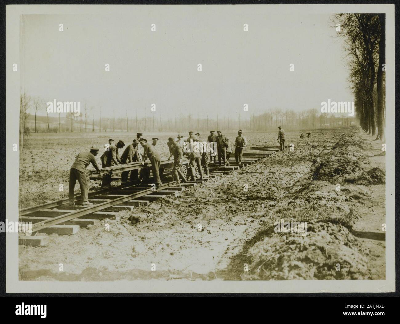 The British Western Front in France. The German offensive Description ...