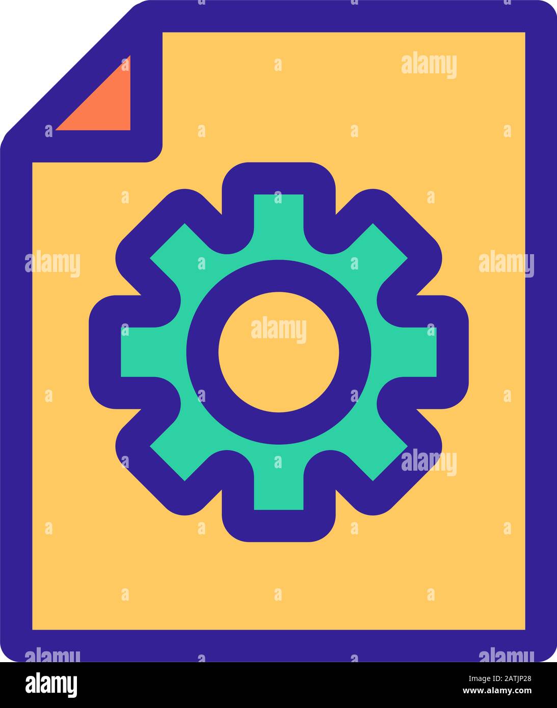 instruction to apply the vector icon. Isolated contour symbol ...