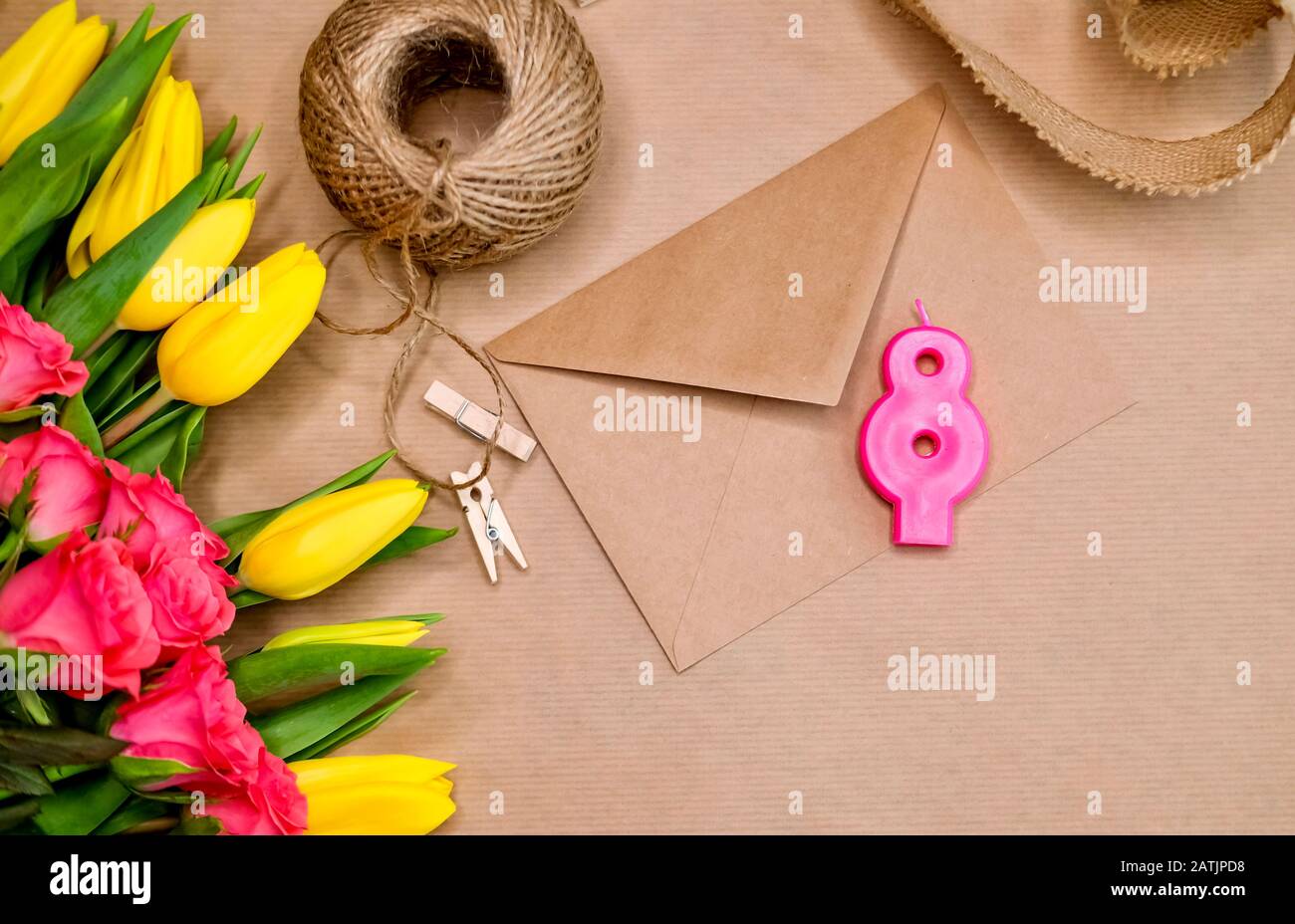 March festive background Stock Photo - Alamy