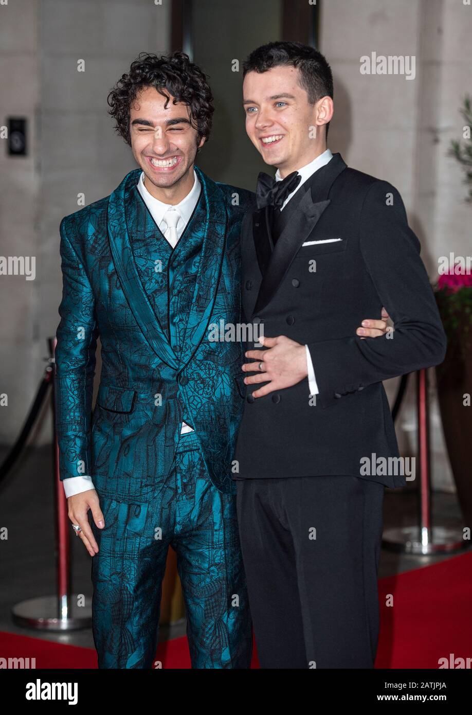LONDON, ENGLAND - FEBRUARY 02: Alex Wolff and Asa Butterfield attend ...