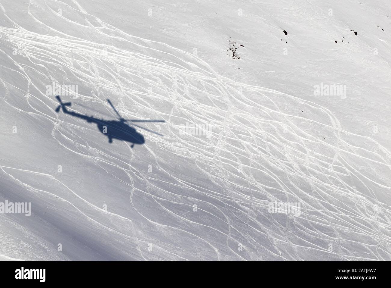 Shadow of helicopter hi-res stock photography and images - Alamy
