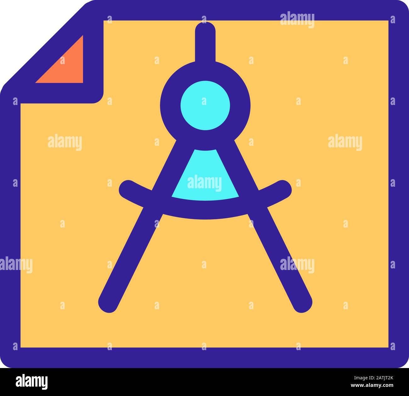 technical document icon vector. Isolated contour symbol illustration ...