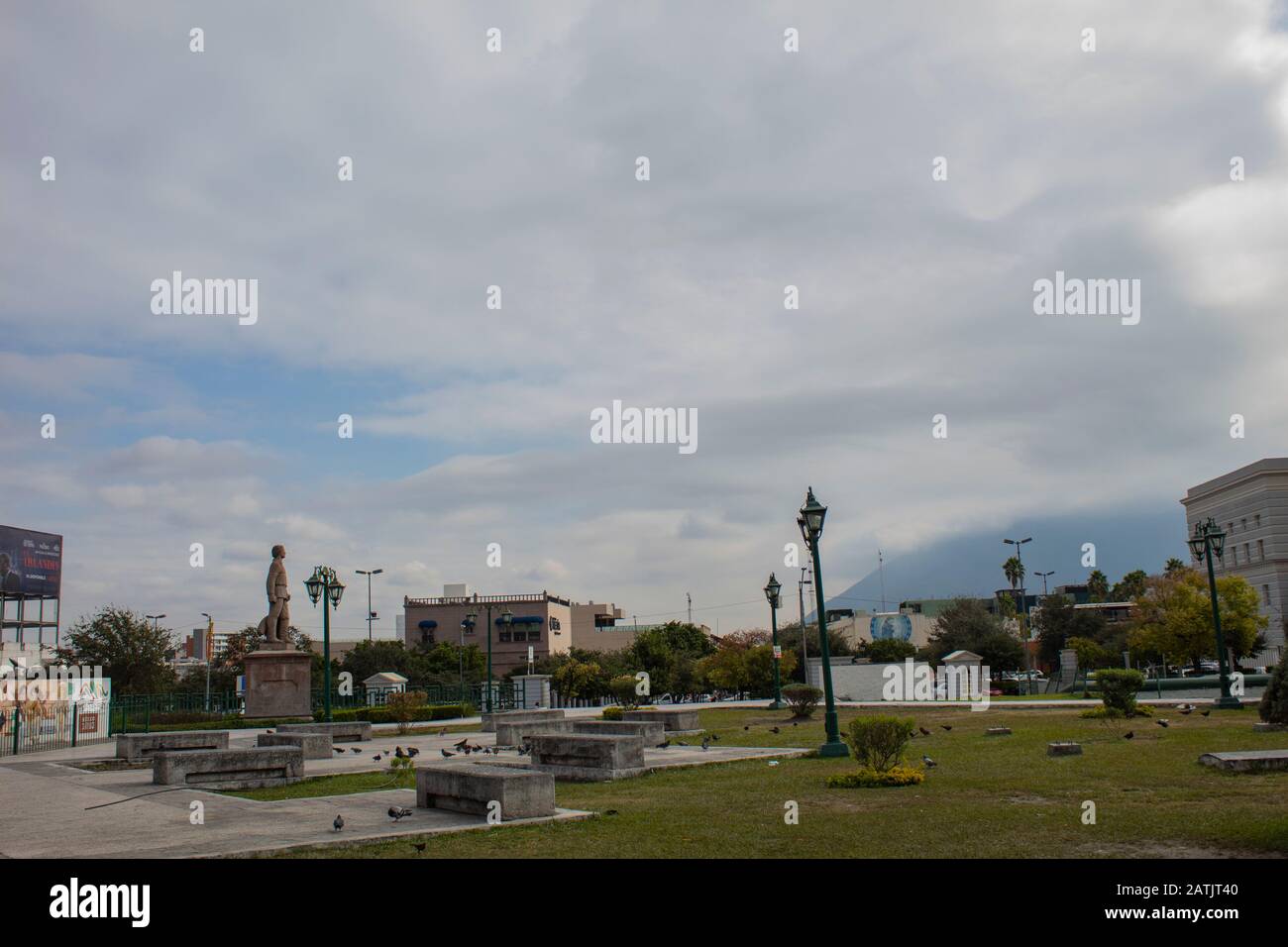 View of the urban city of Monterrey Mexico Stock Photo - Alamy