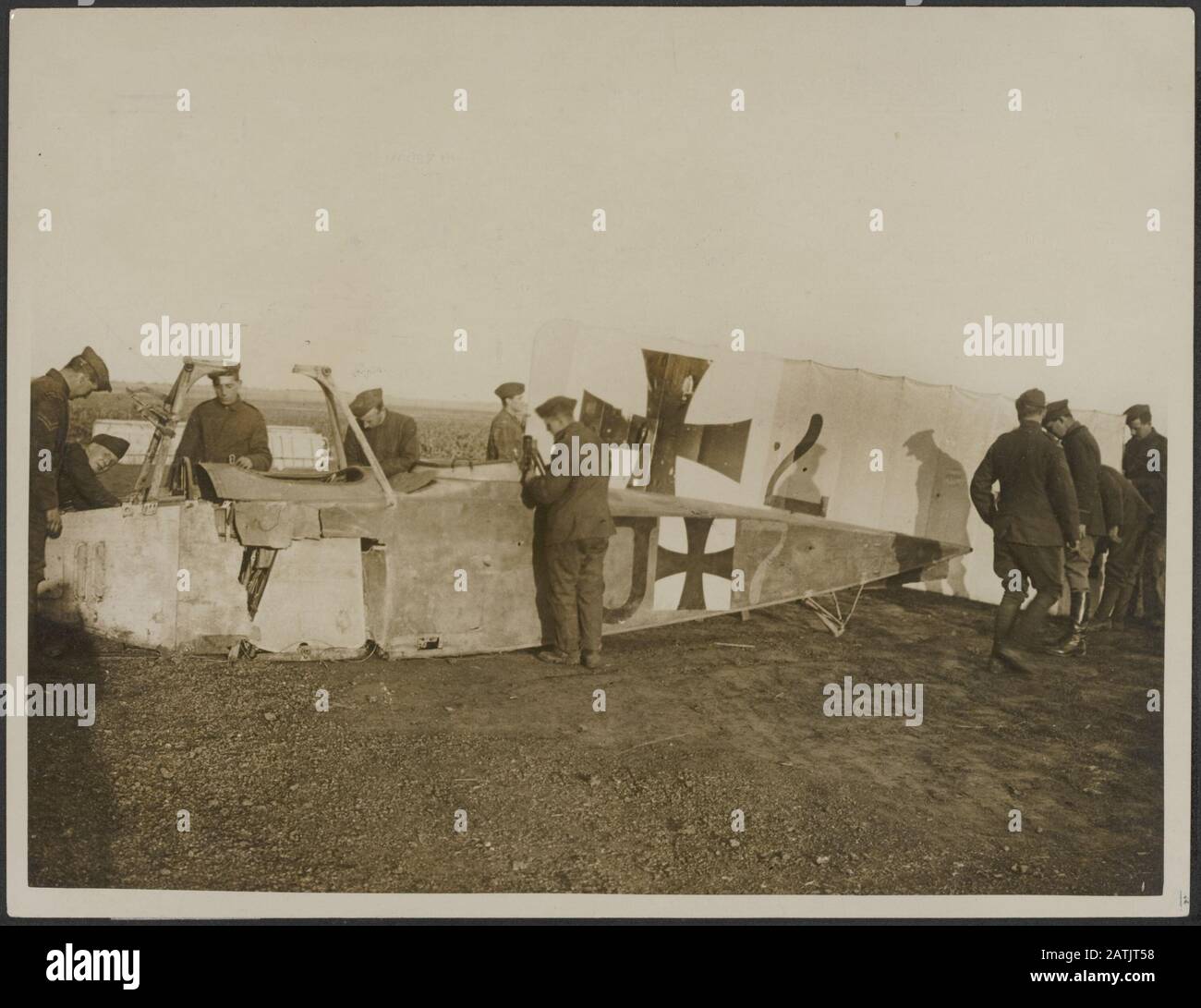 The Western Front Description: An Albatross Brought down by us ...