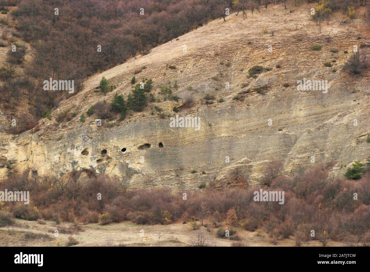Hillside erosion layers hi-res stock photography and images - Alamy