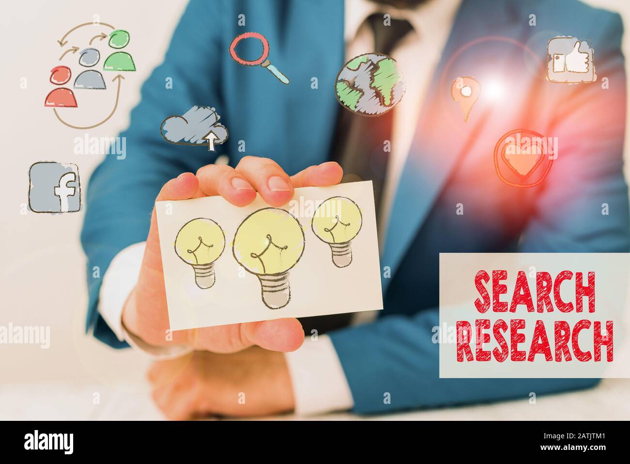 Text sign showing Search Research. Business photo text creative and ...