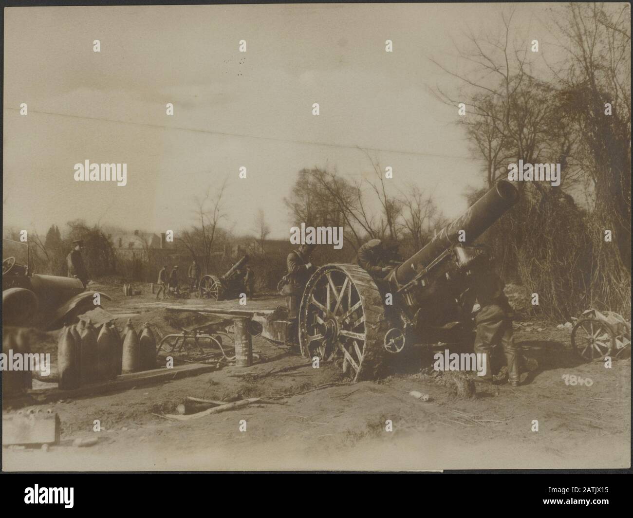 The great battle in the West Description: At Ham captured British heavy ...