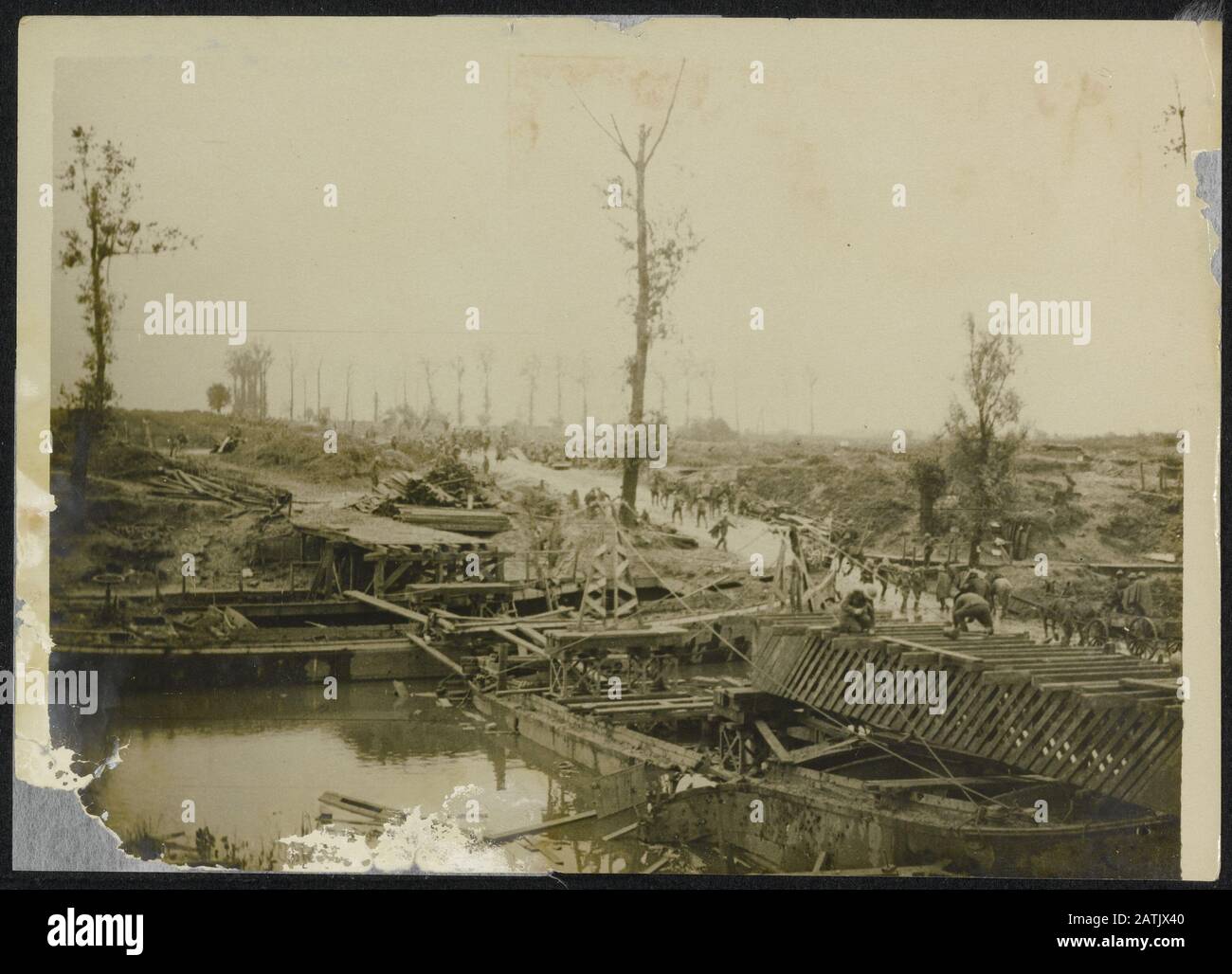 The British Western Front. Battle of Flanders Description: Bridging the ...