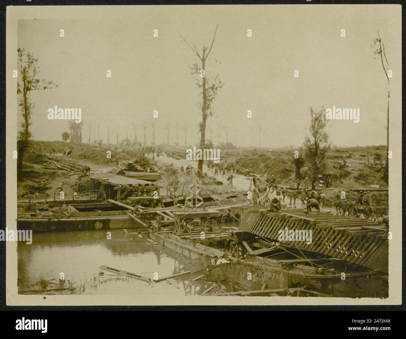 The British Western Front. Battle of Flanders Description: Bridging the ...