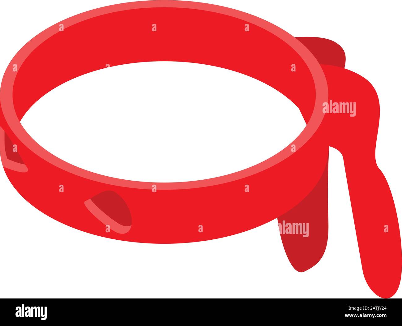 Ninja red band icon, isometric style Stock Vector Image & Art - Alamy