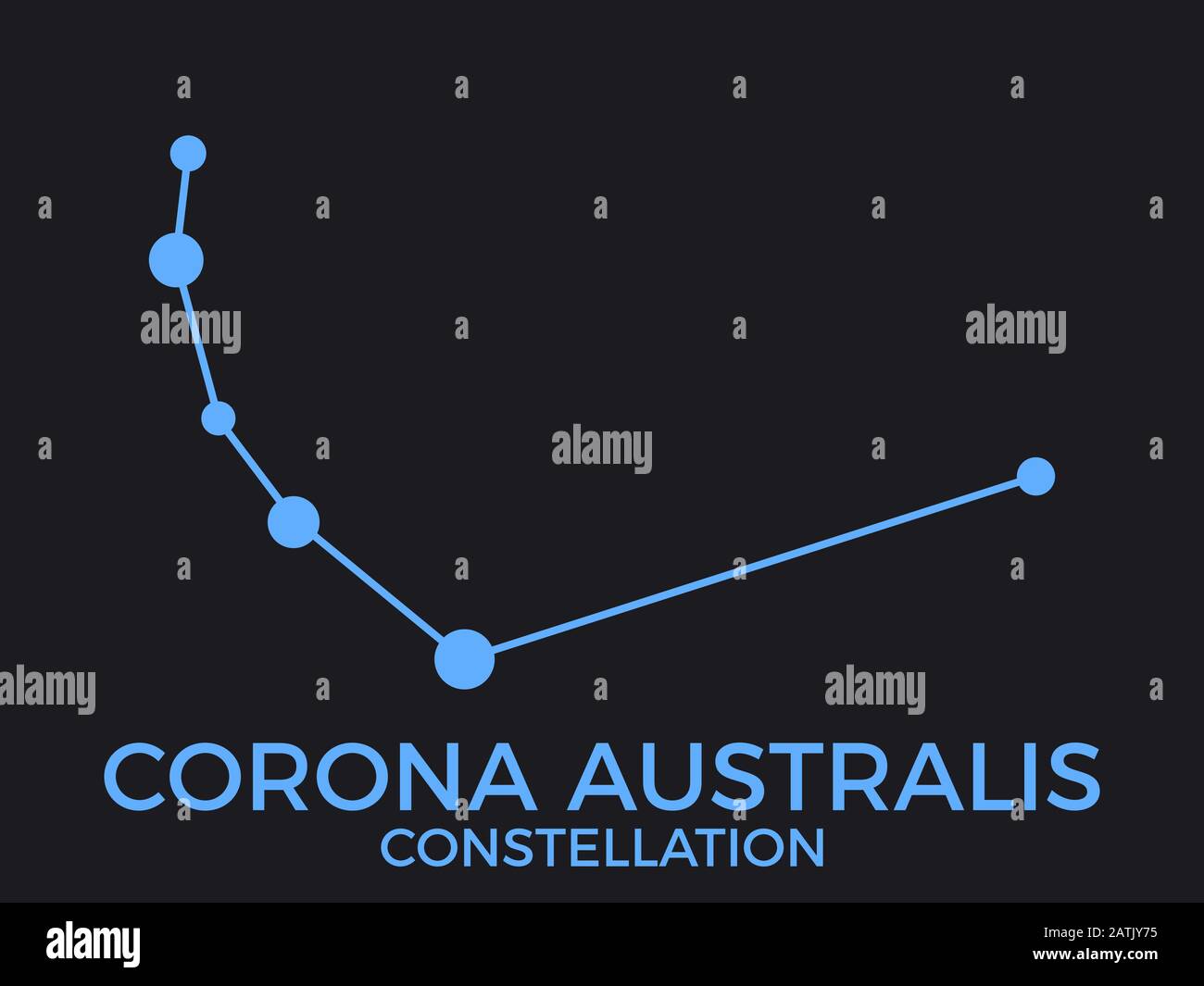 Corona australis star system hi-res stock photography and images - Alamy