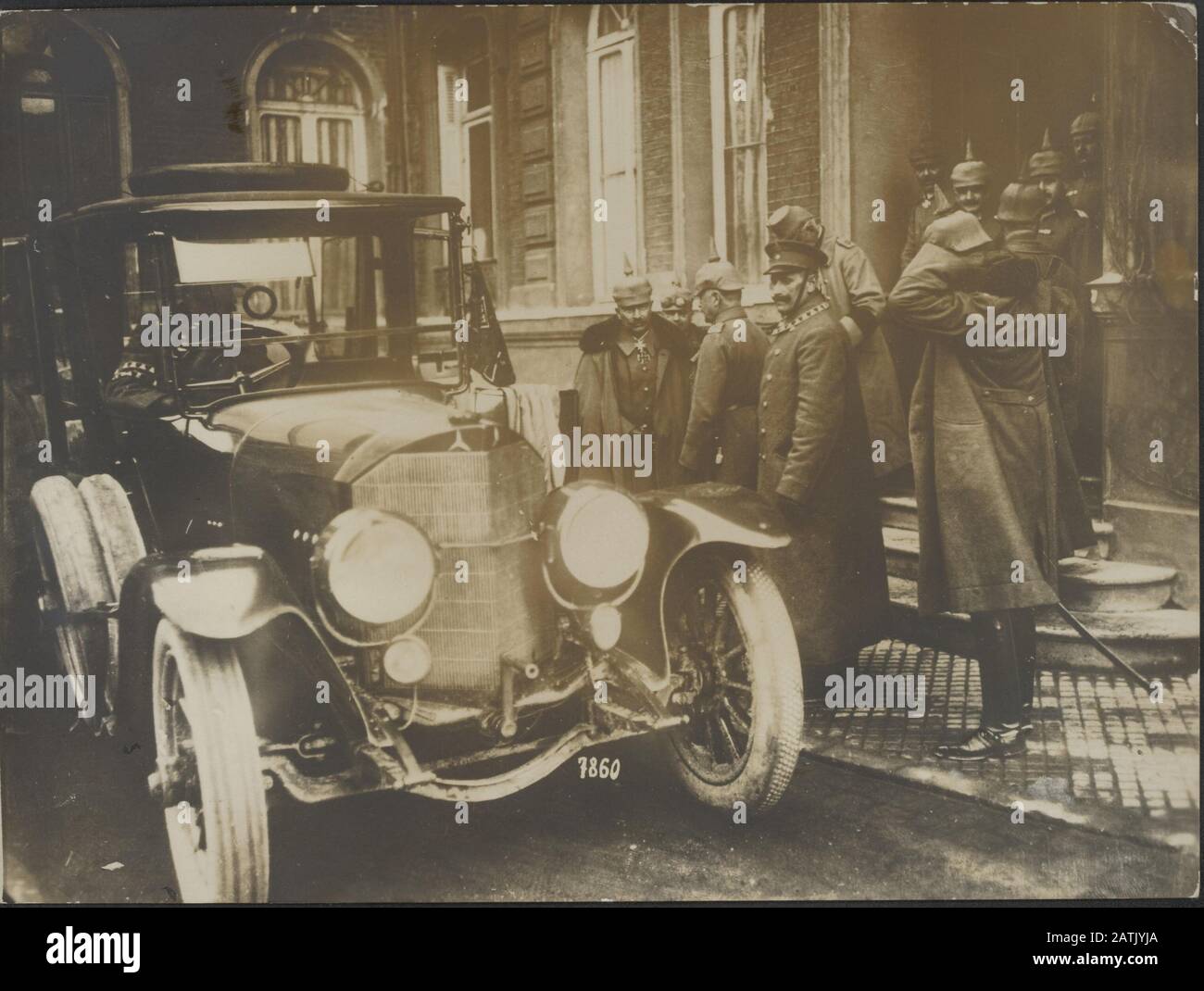 The great battle in the West Description: The German emperor leaves the ...