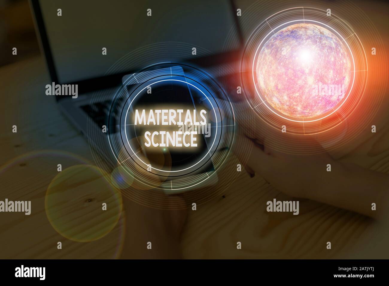 Writing note showing Materials Science. Business concept for ...