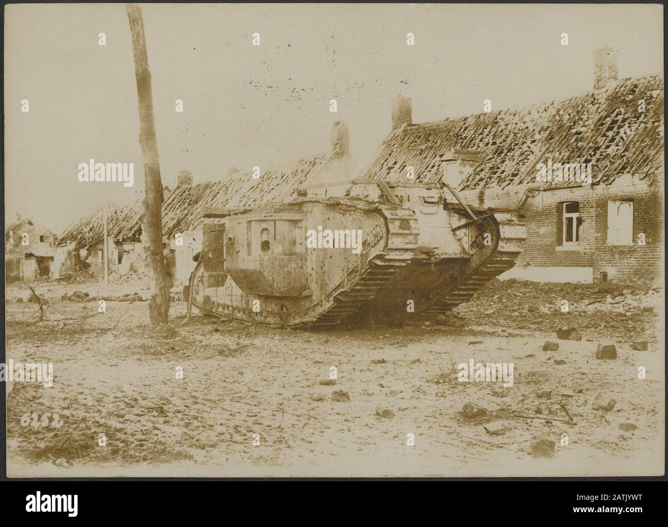 Description: The Lost tank battle of the English at the German ...