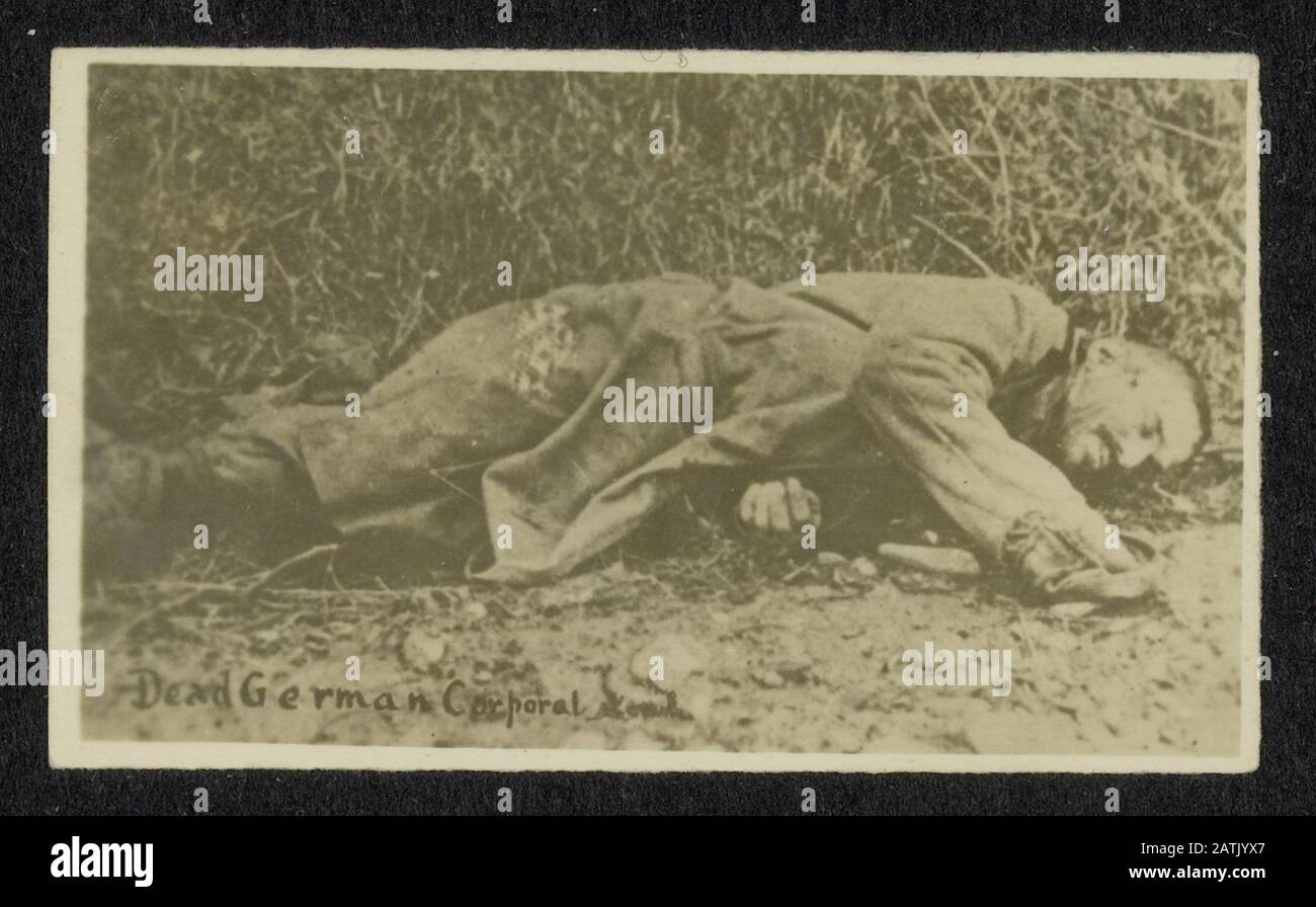 Description: Dead German corporal Annotation: Fallen German corporal ...
