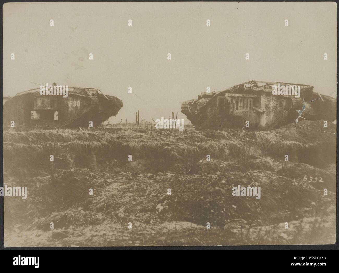 Description: The Lost tank battle of the English at the German ...