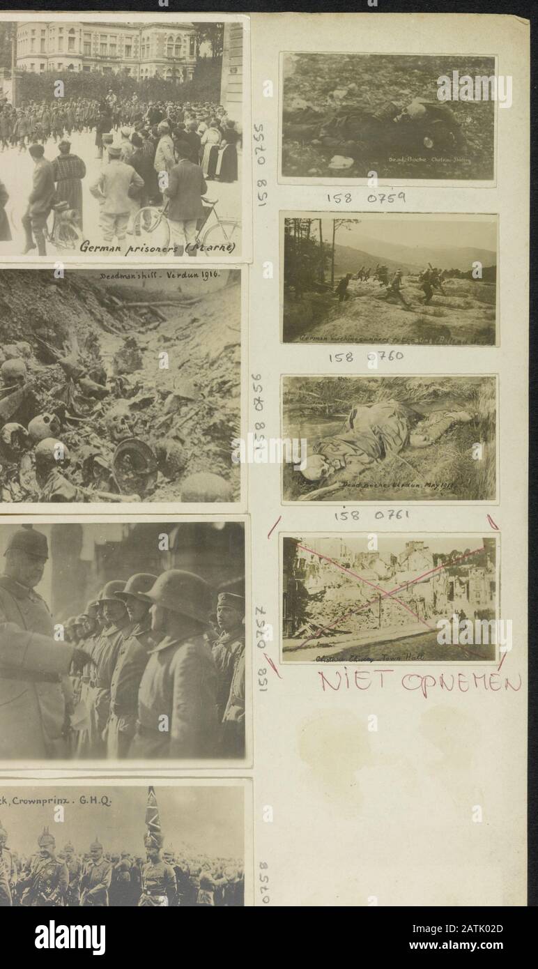 Description: Dead Boche, Chateau Thierry Annotation: Fallen German ...