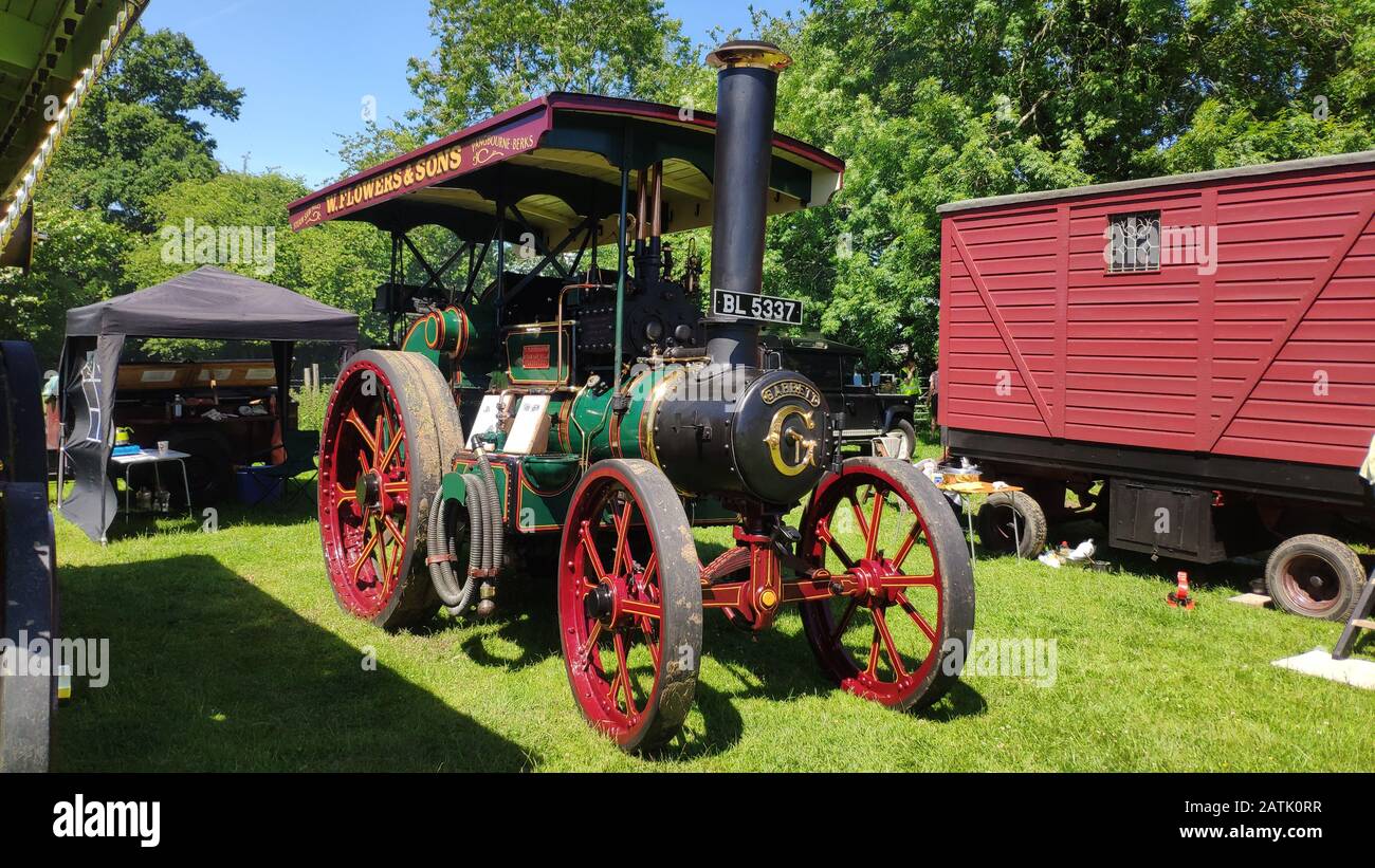 Dene Steam Fair and Transport Show, ropely hants, every june Stock ...