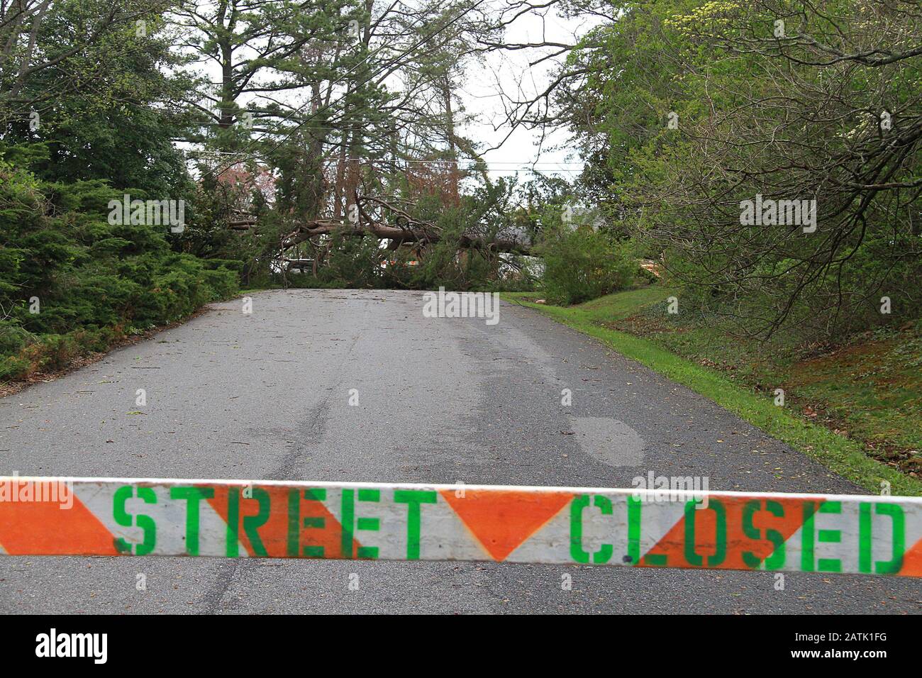 Broken road barrier hi-res stock photography and images - Alamy