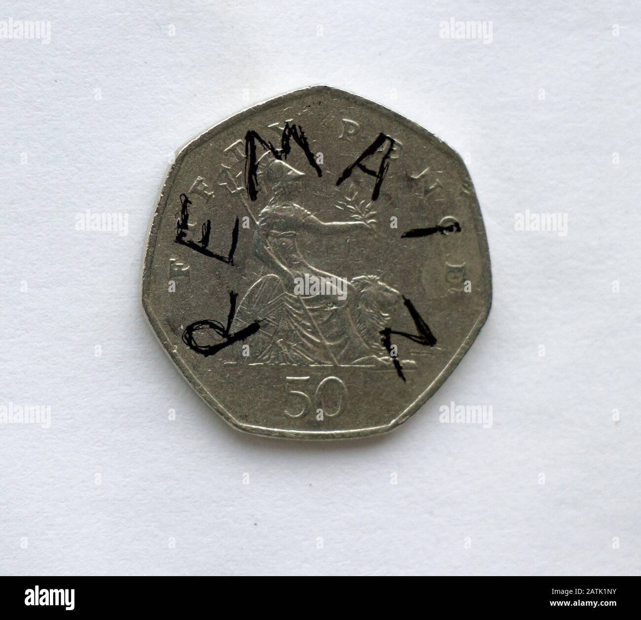 2020 fifty pence hi-res stock photography and images - Alamy