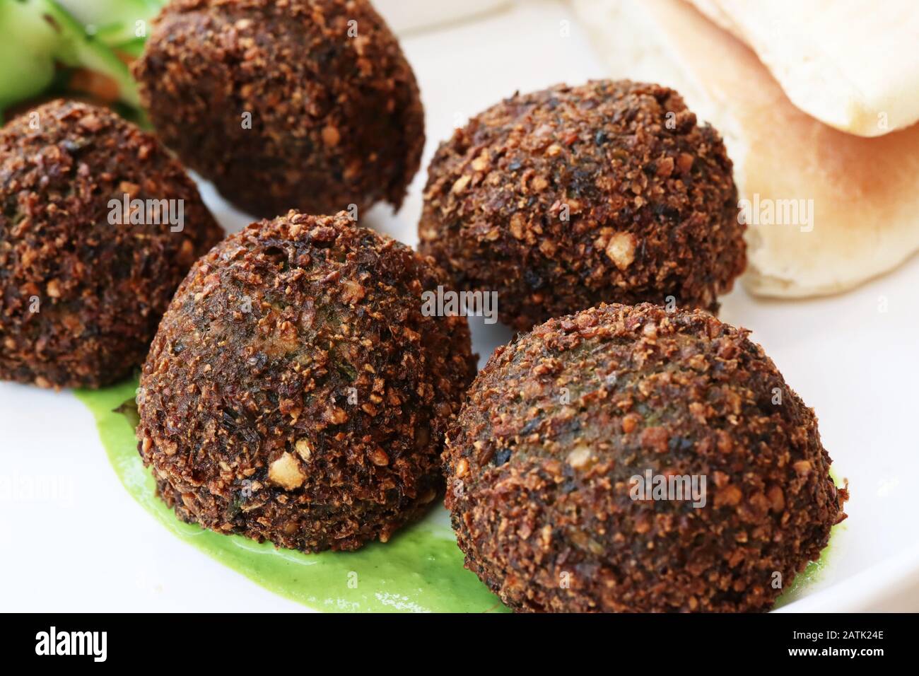 Falafel is halal for muslims hi-res stock photography and images - Alamy