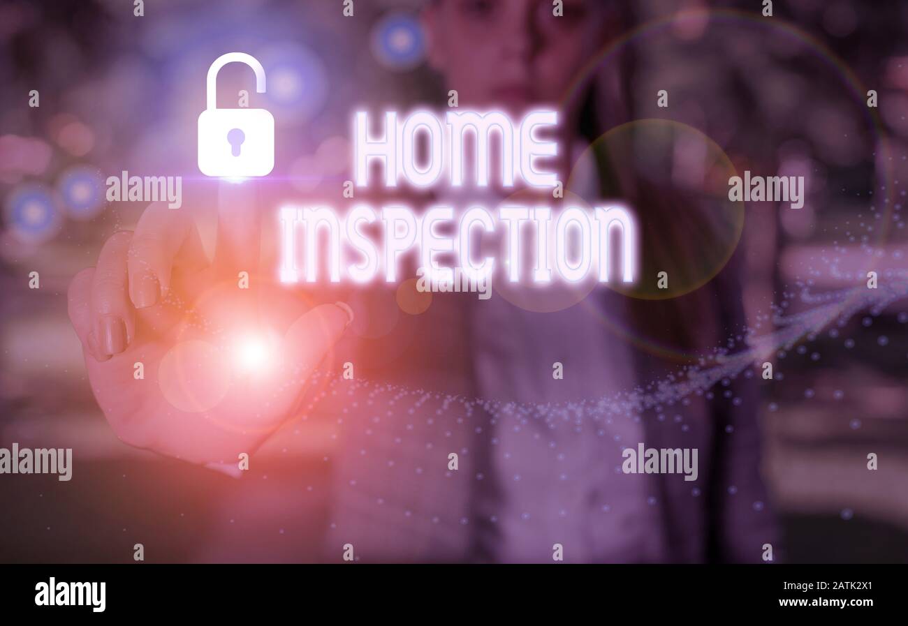 Conceptual hand writing showing Home Inspection. Concept meaning ...