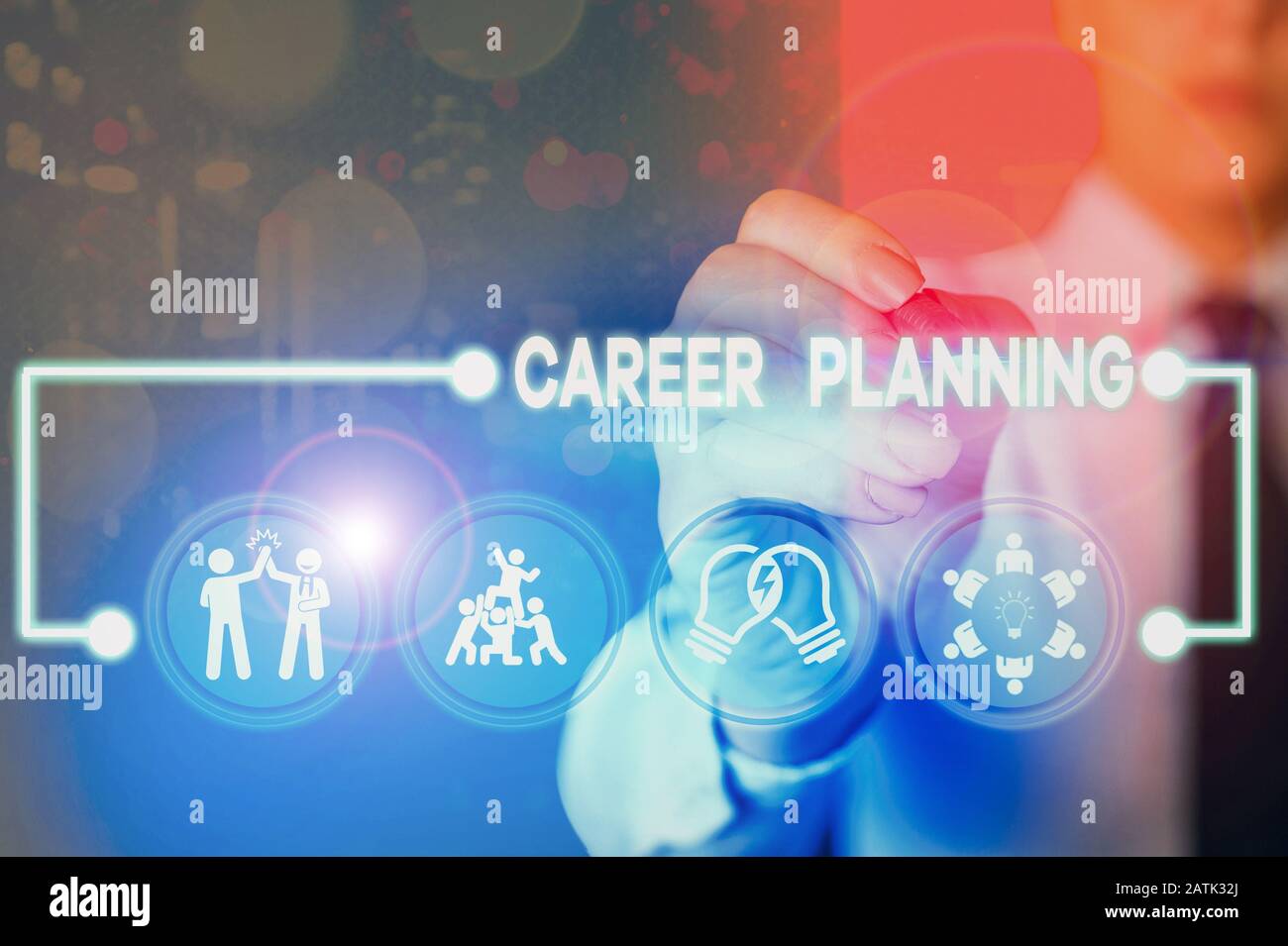 Writing note showing Career Planning. Business concept for individuals ...