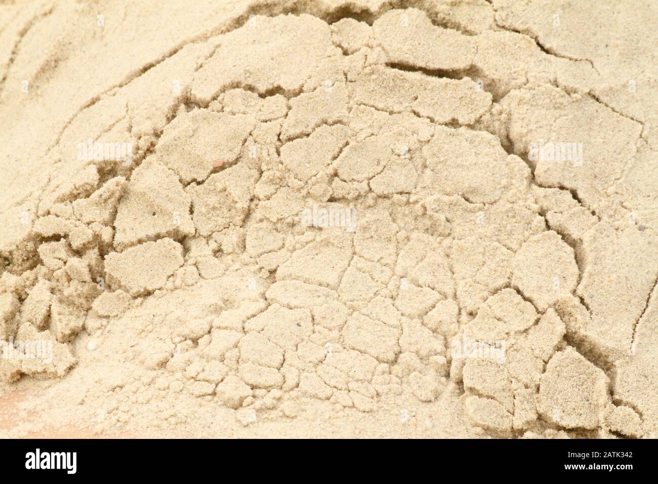 Sand dune collapsing Stock Photo - Alamy