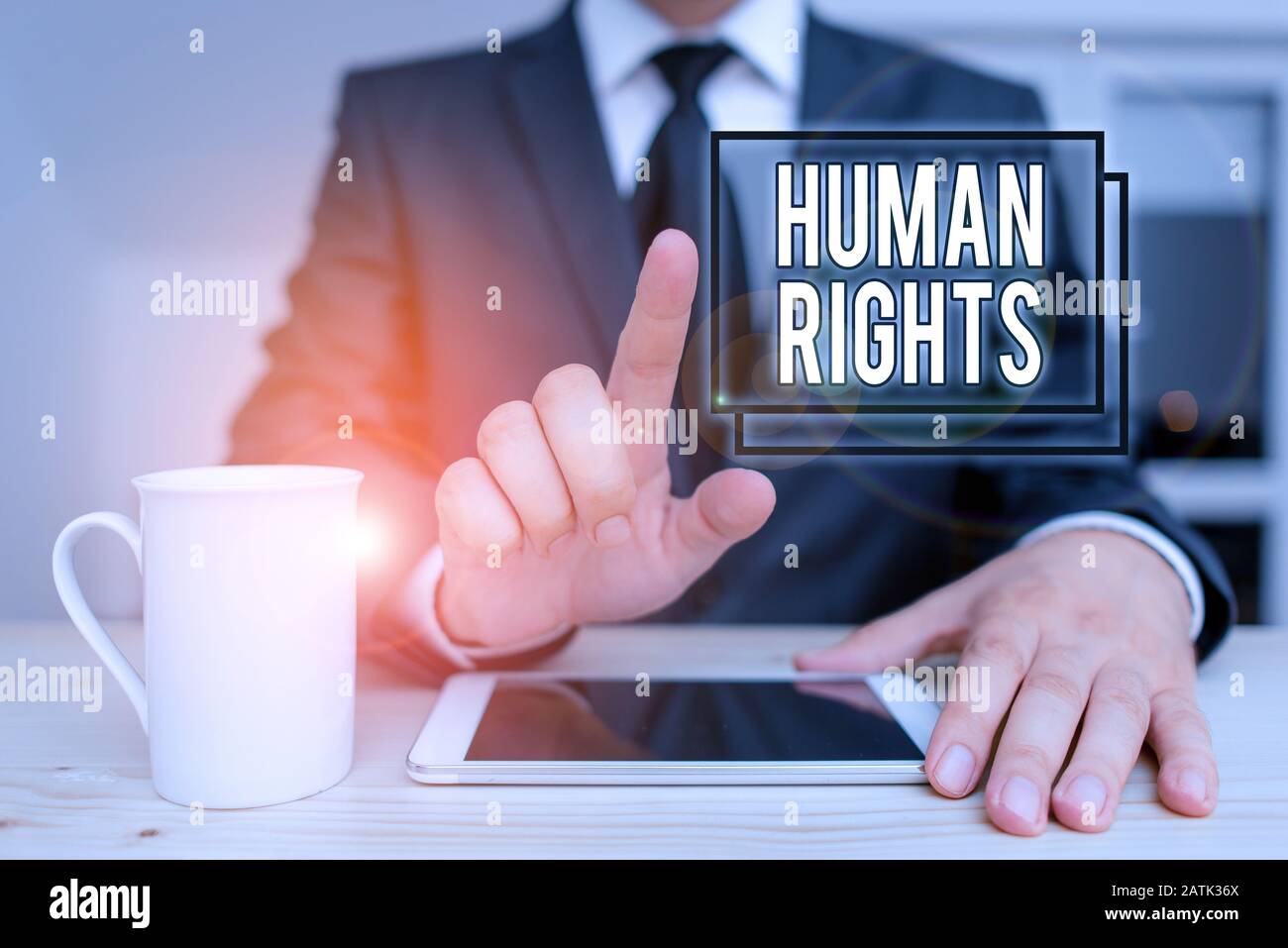 Text sign showing Huanalysis Rights. Business photo text the equality ...