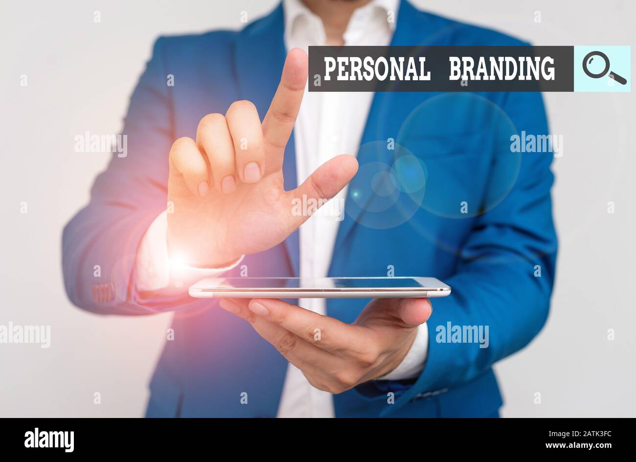 Word writing text Personal Branding. Business photo showcasing process of creating a ...