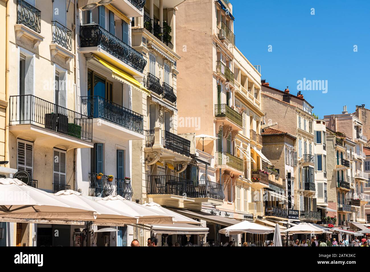 CANNES, FRANCE - JUNE 01, 2019: Architecture Of Historic Houses ...