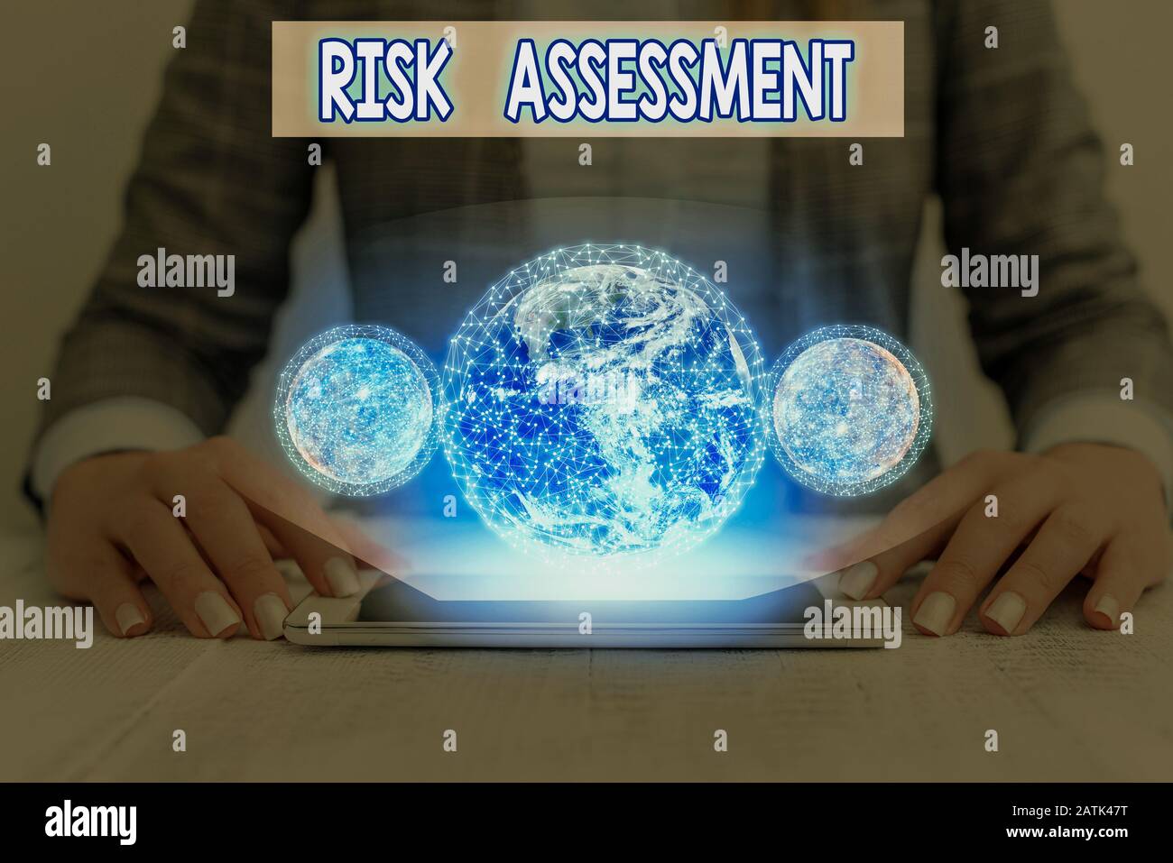 Conceptual hand writing showing Risk Assessment. Concept meaning ...