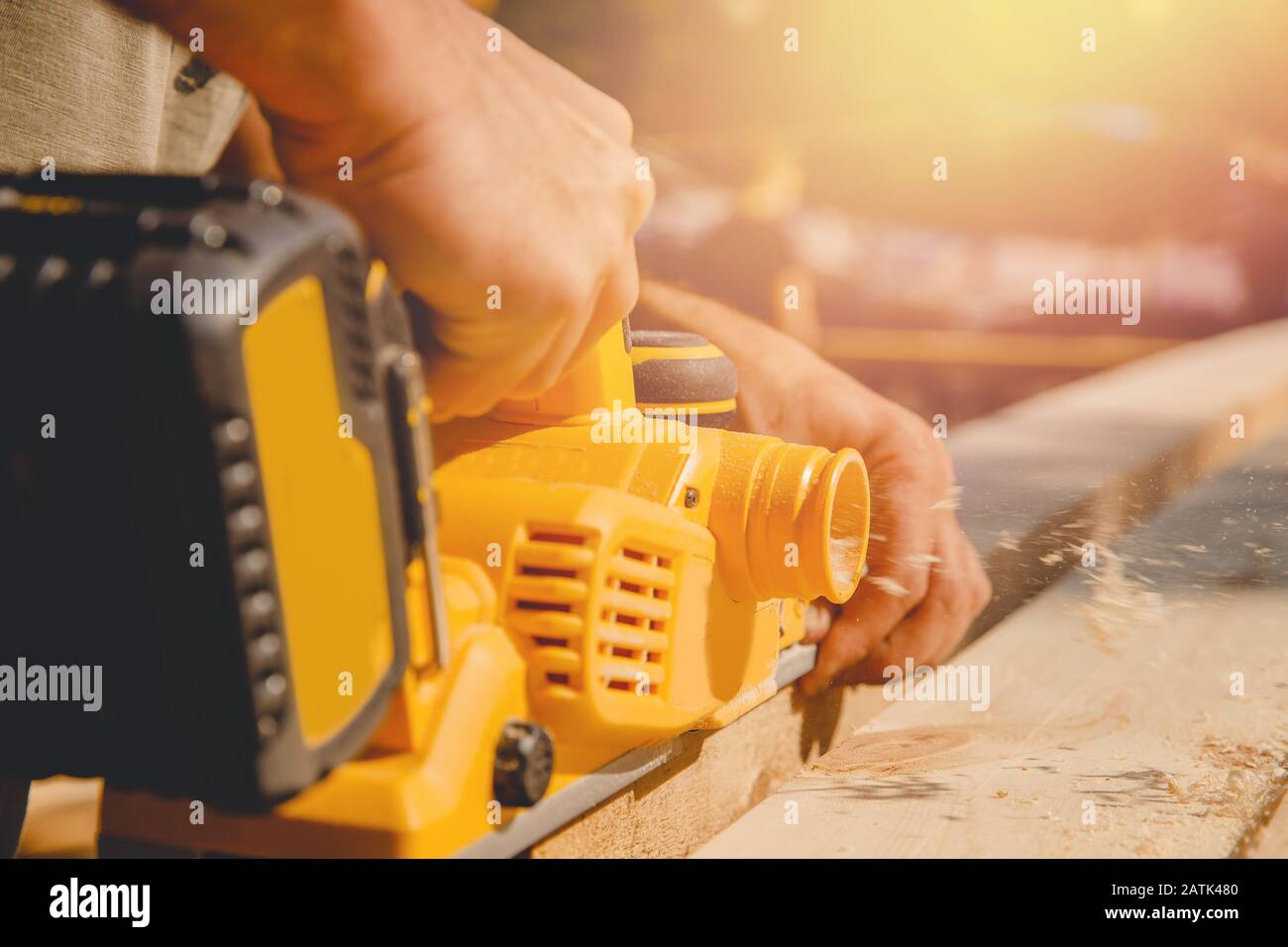 Manual electric planer hi-res stock photography and images - Alamy