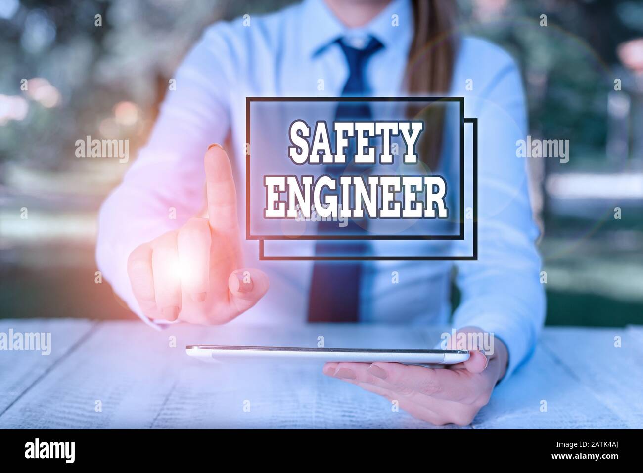 Conceptual hand writing showing Safety Engineer. Concept meaning ...