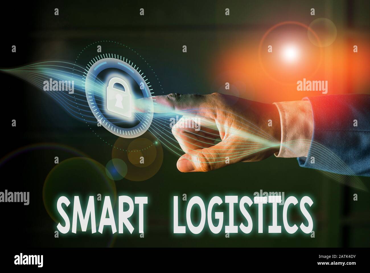 Handwriting text writing Smart Logistics. Conceptual photo integration ... Handwriting text writing Smart Logistics. Conceptual photo integration ...