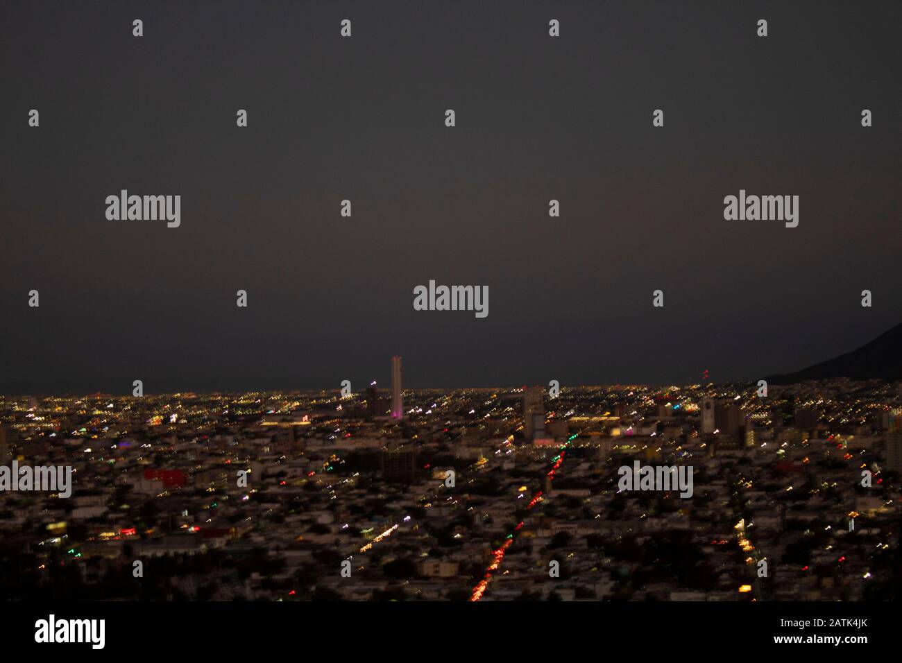 Sunset view in Monterrey Mexico Stock Photo - Alamy