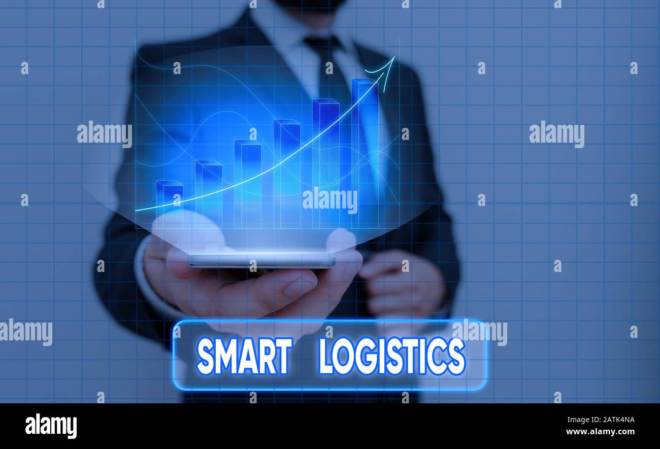 Conceptual hand writing showing Smart Logistics. Concept meaning ...